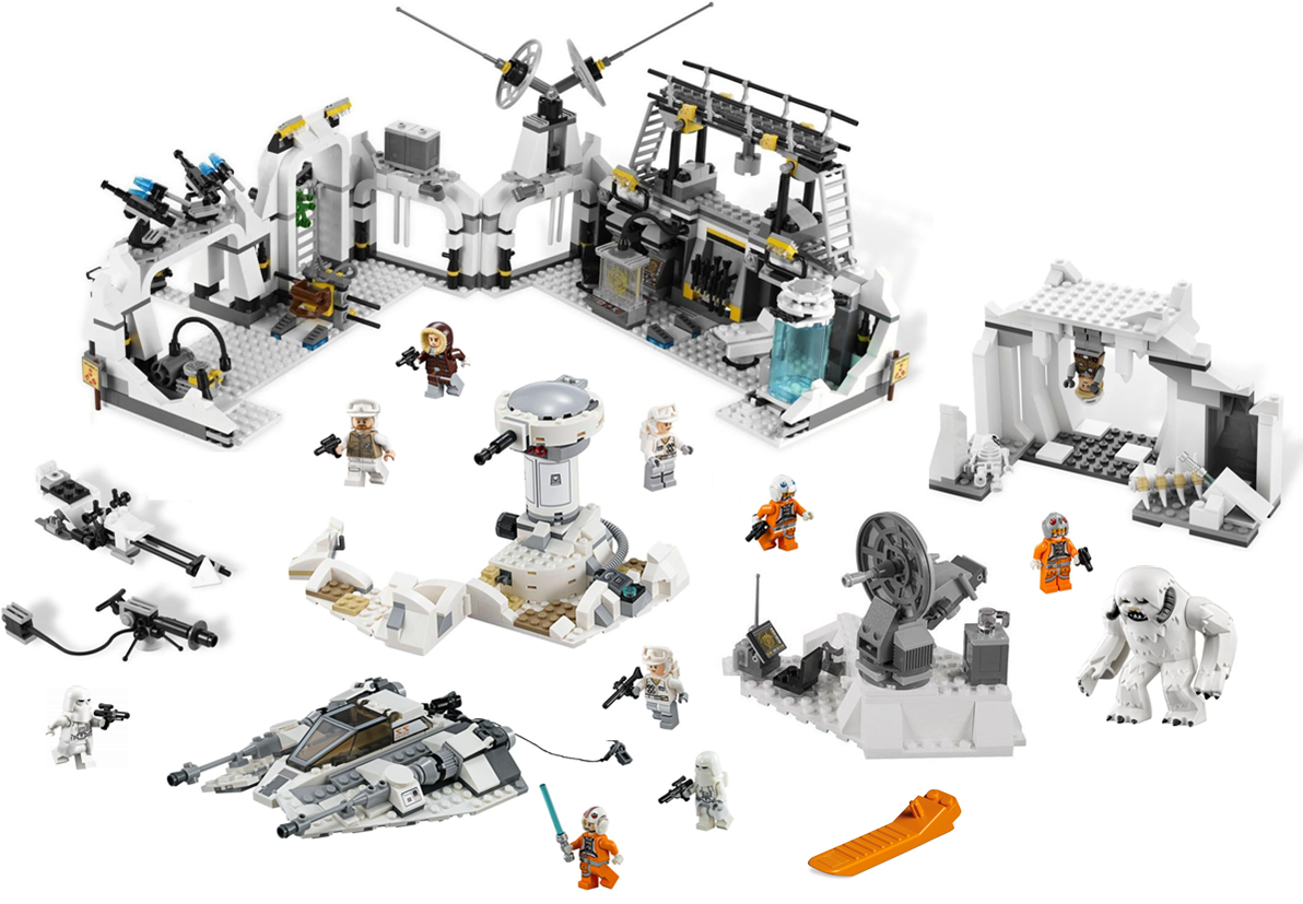 LEGO 7538491478894966 Assault on Echo Rebel Wampa Snowspeeder Base on Hoth review | Brickset